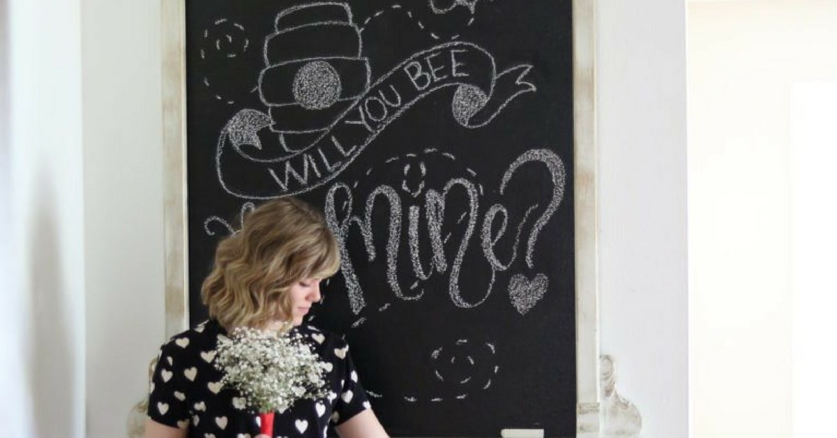 Best February Chalkboard Ideas with Valentine's Day Messages & Quotes
