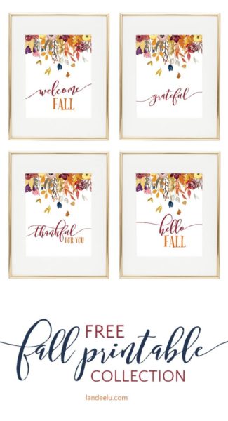 13 Free Fall Prinables to Fall Head Over Heals For LIFE ON SUMMERHILL