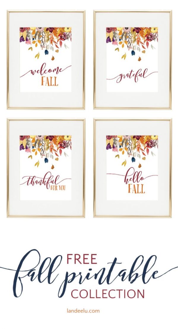 13 Free Fall Prinables to Fall Head Over Heals For LIFE ON SUMMERHILL