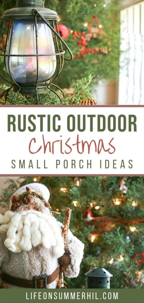 IDEAS FOR RUSTIC OUTDOOR CHRISTMAS DECORATIONS
