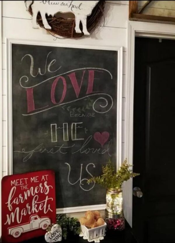 Best February Chalkboard Ideas with Valentine's Day Messages & Quotes