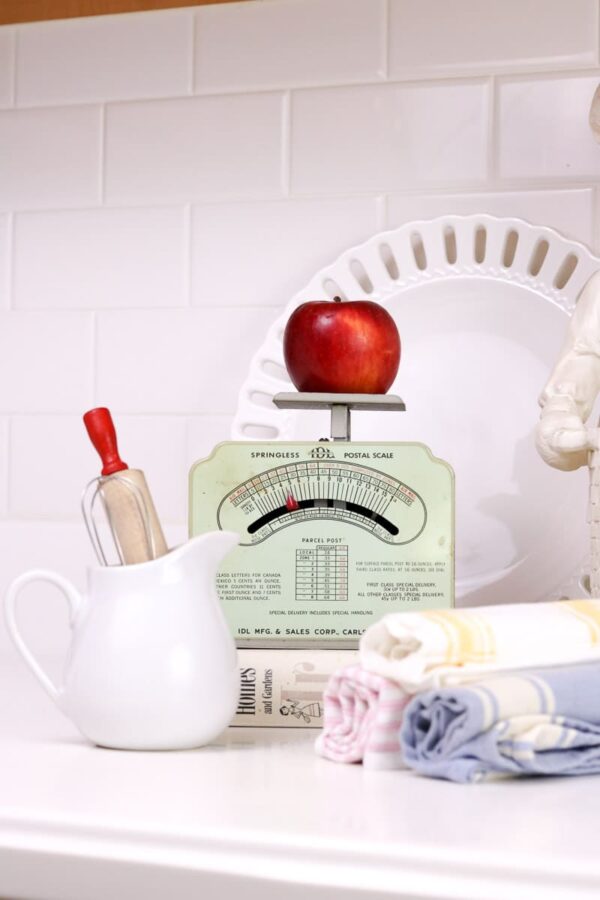 Decorating with Vintage Scales that Creates Ounces of Fun