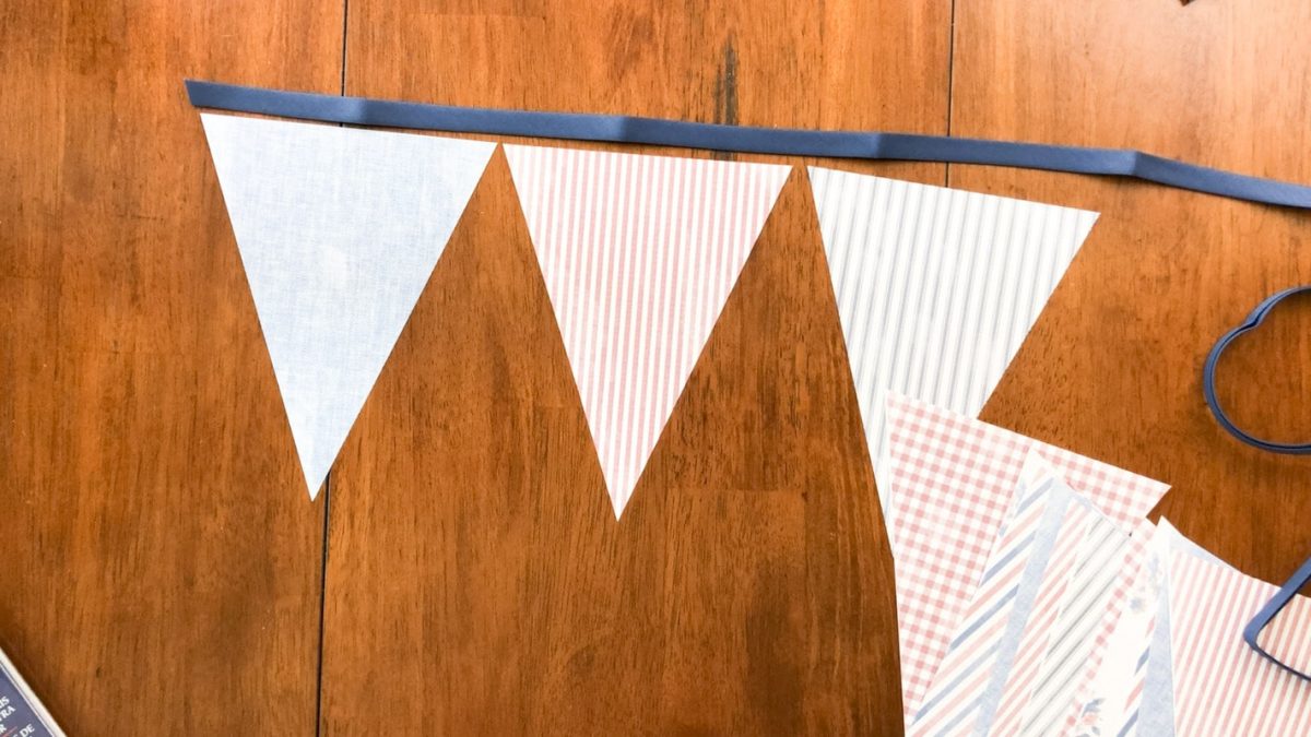 5 EASY STEPS TO MAKE THIS PAPER DIY PENNANT BANNER