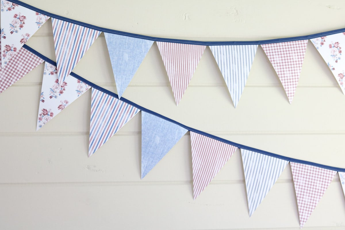 5 EASY STEPS TO MAKE THIS PAPER DIY PENNANT BANNER