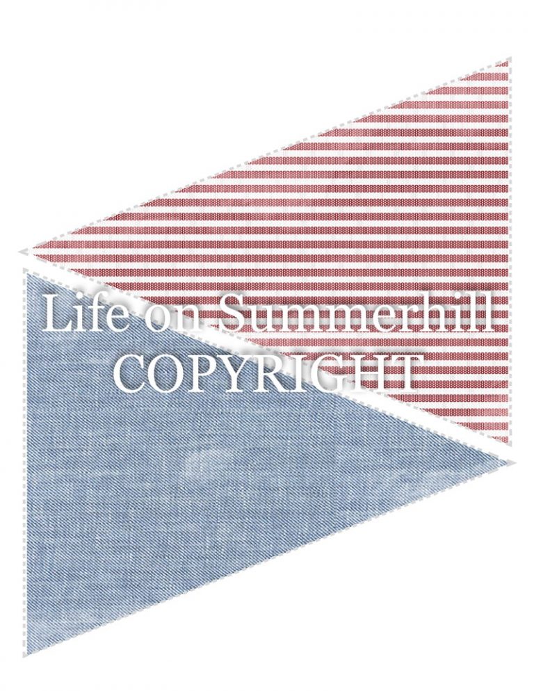 5 EASY STEPS TO MAKE THIS PAPER DIY PENNANT BANNER