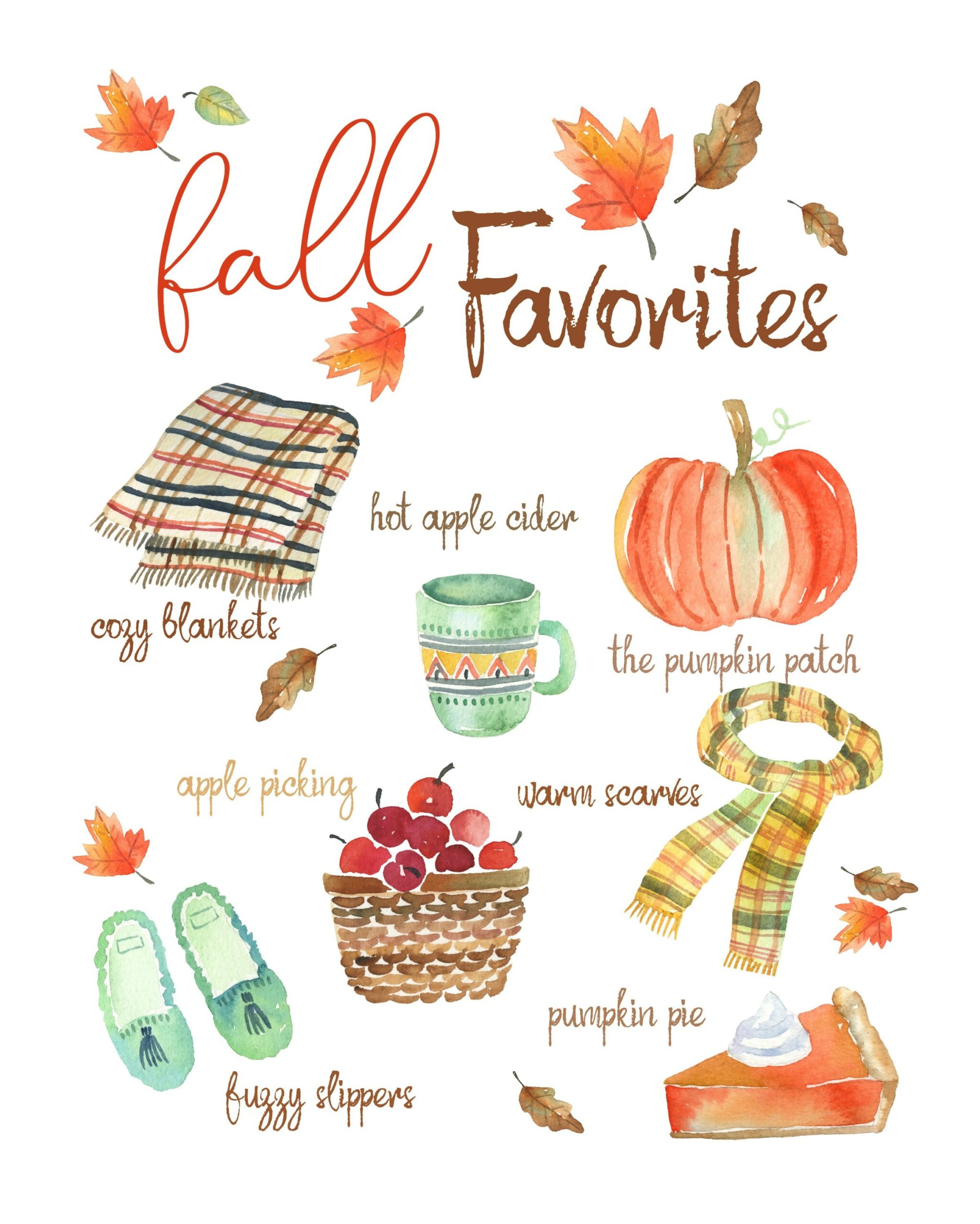 FREE FALL PRINTABLES THAT SAY HELLO TO FALL