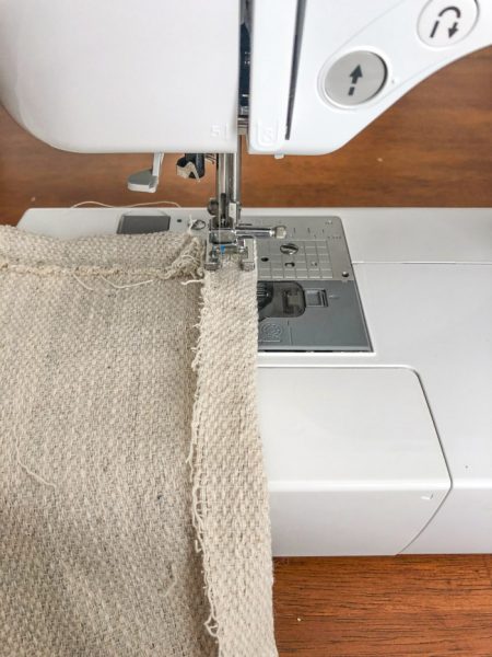 EASY DIY RUG OUT OF A DROP CLOTH AND CHALK PAINT