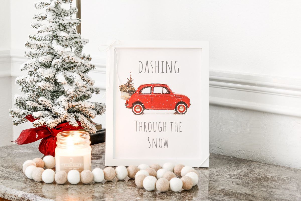 Transform Your Home: Free Christmas Printable Decor Idea