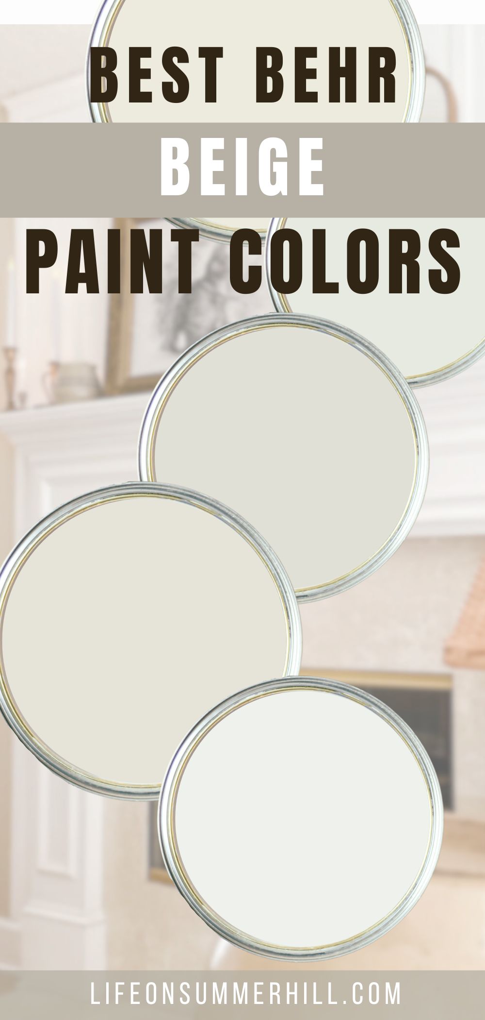 Popular Behr Beige Paint Colors for a Warm Aesthetic