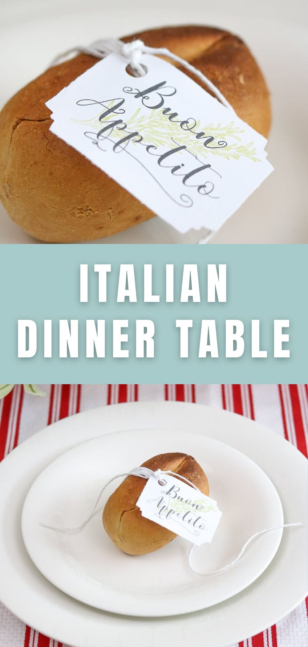 ITALIAN DINNER TABLE SETTING DECORATION IDEA