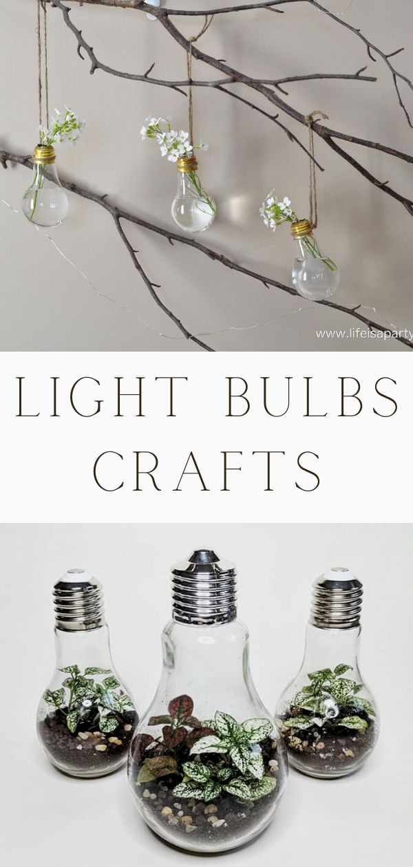 LIGHT BULB CRAFTS - LIFE ON SUMMERHILL