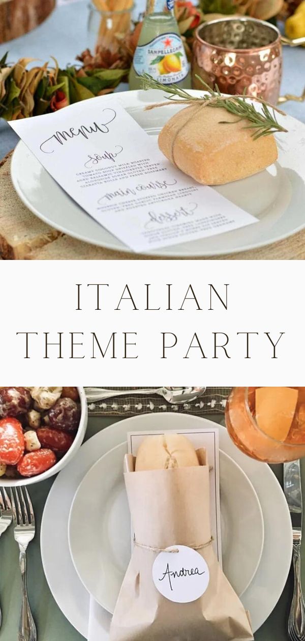 ITALIAN THEMED DINNER PARTY - LIFE ON SUMMERHILL