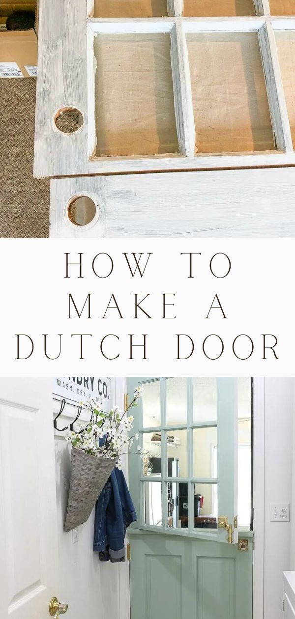DIY EXTERIOR DUTCH DOOR ON A BUDGET