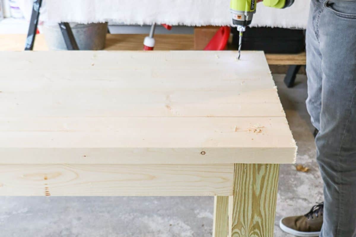 How to Build a Farmhouse Table The Cheap and Easy Way