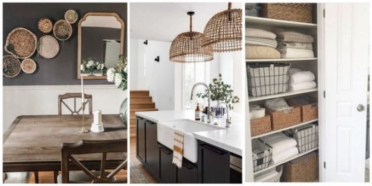 14 CLEVER TIPS ON HOW TO DECORATE WITH BASKETS