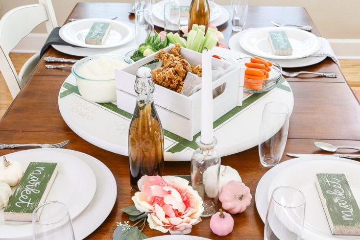 DOLLAR TREE FALL DECORATING IDEAS FOR A COZY THANKSGIVING TABLE