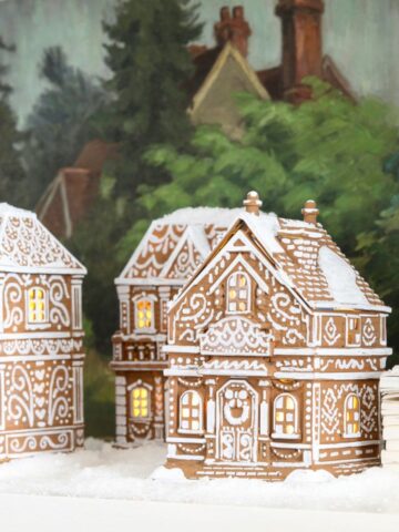 Crafting Cozy Magic: DIY Gingerbread House Candle Holder