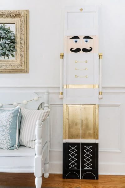 EASY UPCYCLED DIY LIFE SIZE NUTCRACKER