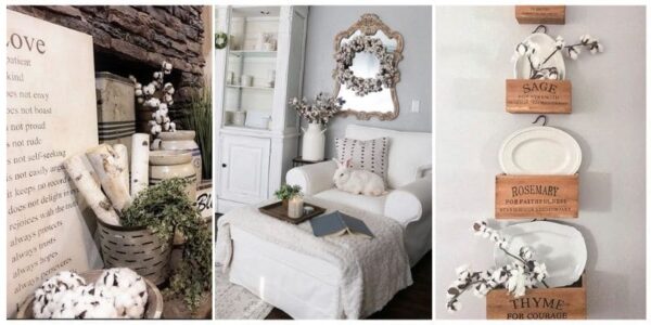 DECORATING WITH COTTON
