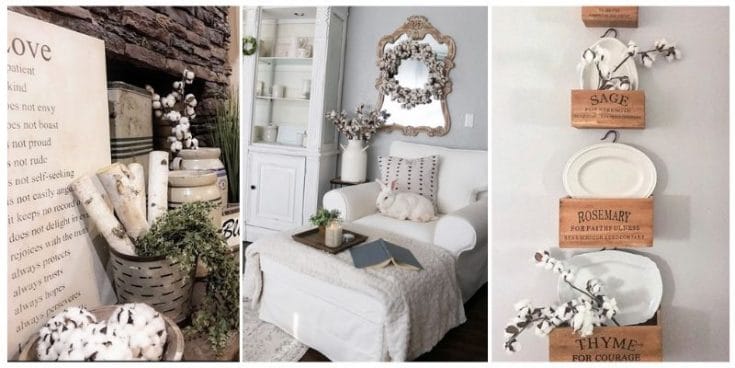 DECORATING WITH COTTON