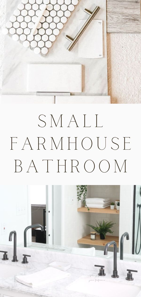 SMALL FARMHOUSE BATHROOM IDEAS WITH A MINIMALIST TOUCH