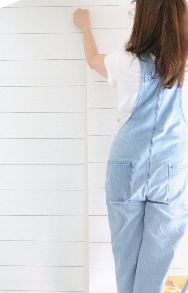 How to Hang Peel and Stick Wallpaper (Step by Step Instructions)