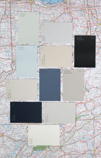 How to Organize Paint Samples (Plus Printable House Paint Tracker!)