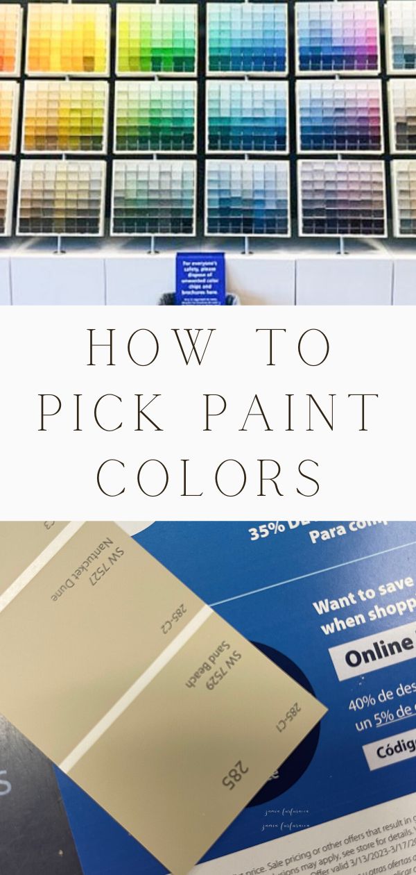 HOW TO PICK PAINT COLORS FOR YOUR HOME