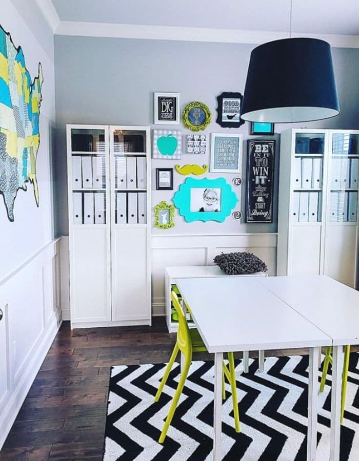 CLEVER HOMESCHOOL ROOM IDEAS FOR VITURAL SCHOOL