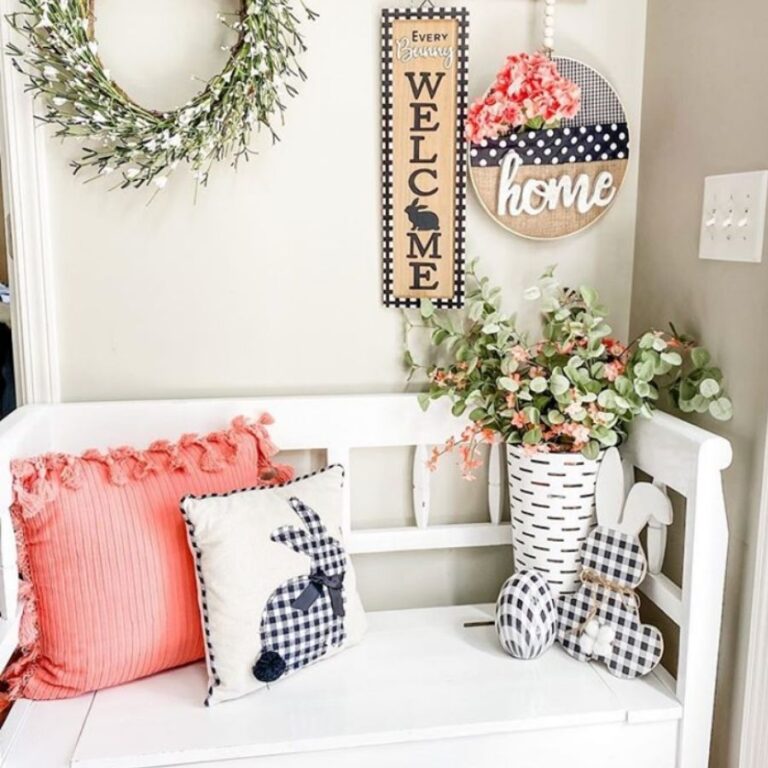 BENCH DECORATING IDEAS - LIFE ON SUMMERHILL