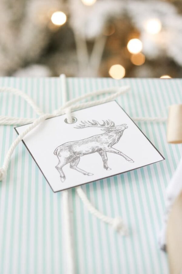 Charming Vintage Free Printable Christmas DIY Gift Tags