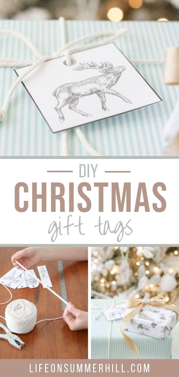 CHARMING VINTAGE FREE PRINTABLE CHRISTMAS DIY GIFT TAGS