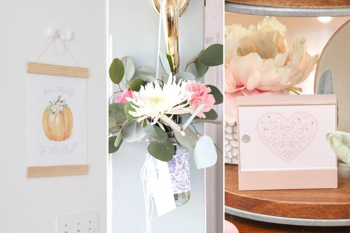 DIY PRINTABLE IDEAS TO FRAME FOR HOME DECOR