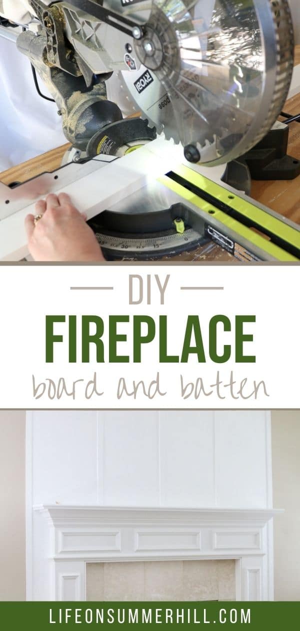 Easy DIY Board and Batten Fireplace LIFE ON SUMMERHILL