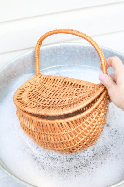 How to Clean a Wicker Baskets: Step by Step Guide Antique and Thrifted