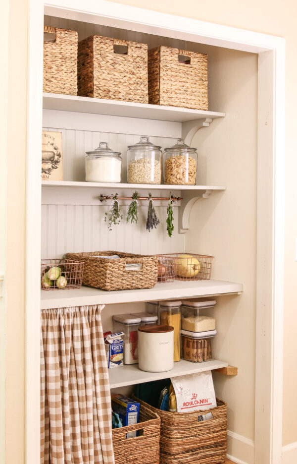 How to Turn a Closet into a Pantry
