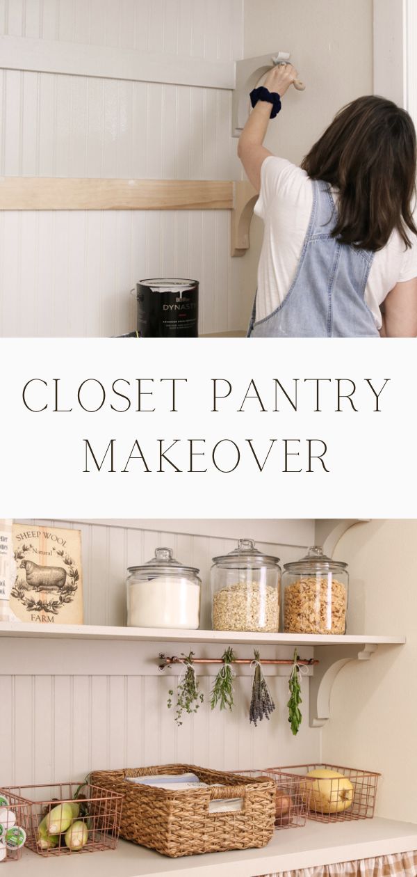 How to Turn a Closet into a Pantry