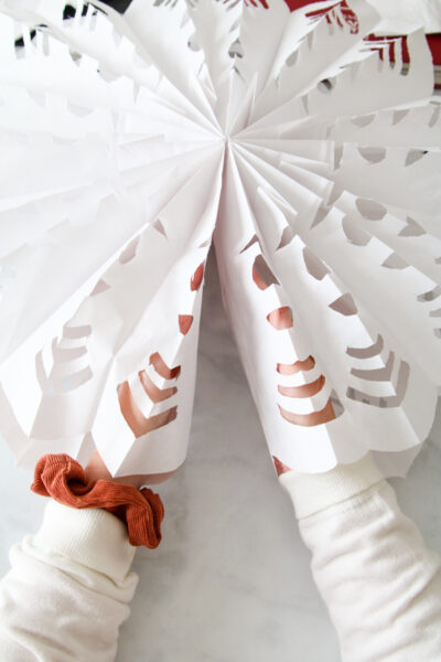 How to Make Snowflakes Out of Paper Bags
