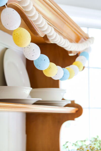 How to Create a Fun DIY Easter Egg Garland In Just Minutes