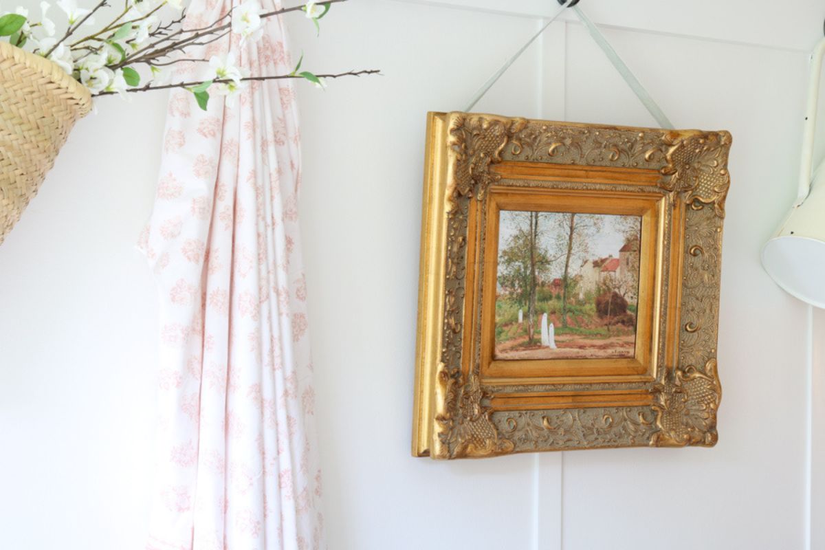 How to Paint a Ghost on a Vintage or Thrifted Painting