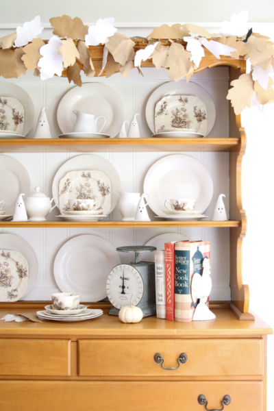 Glowing DIY Air Dry Clay Ghosts for Halloween