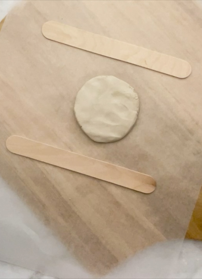 Glowing DIY Air Dry Clay Ghosts for Halloween