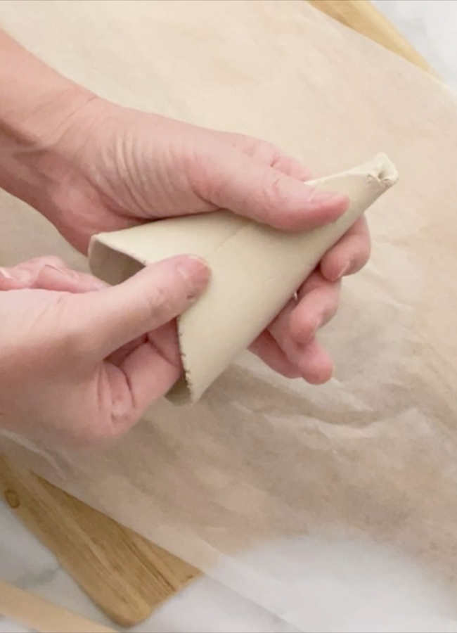 Glowing DIY Air Dry Clay Ghosts for Halloween