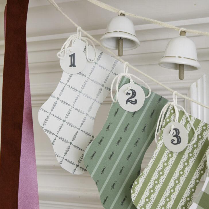 Crafting Charming Advent Calendar Printable Stockings