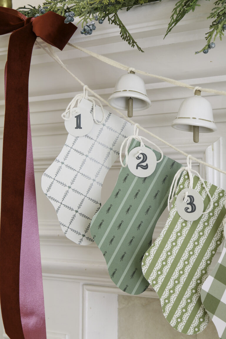 Crafting Charming Advent Calendar Printable Stockings