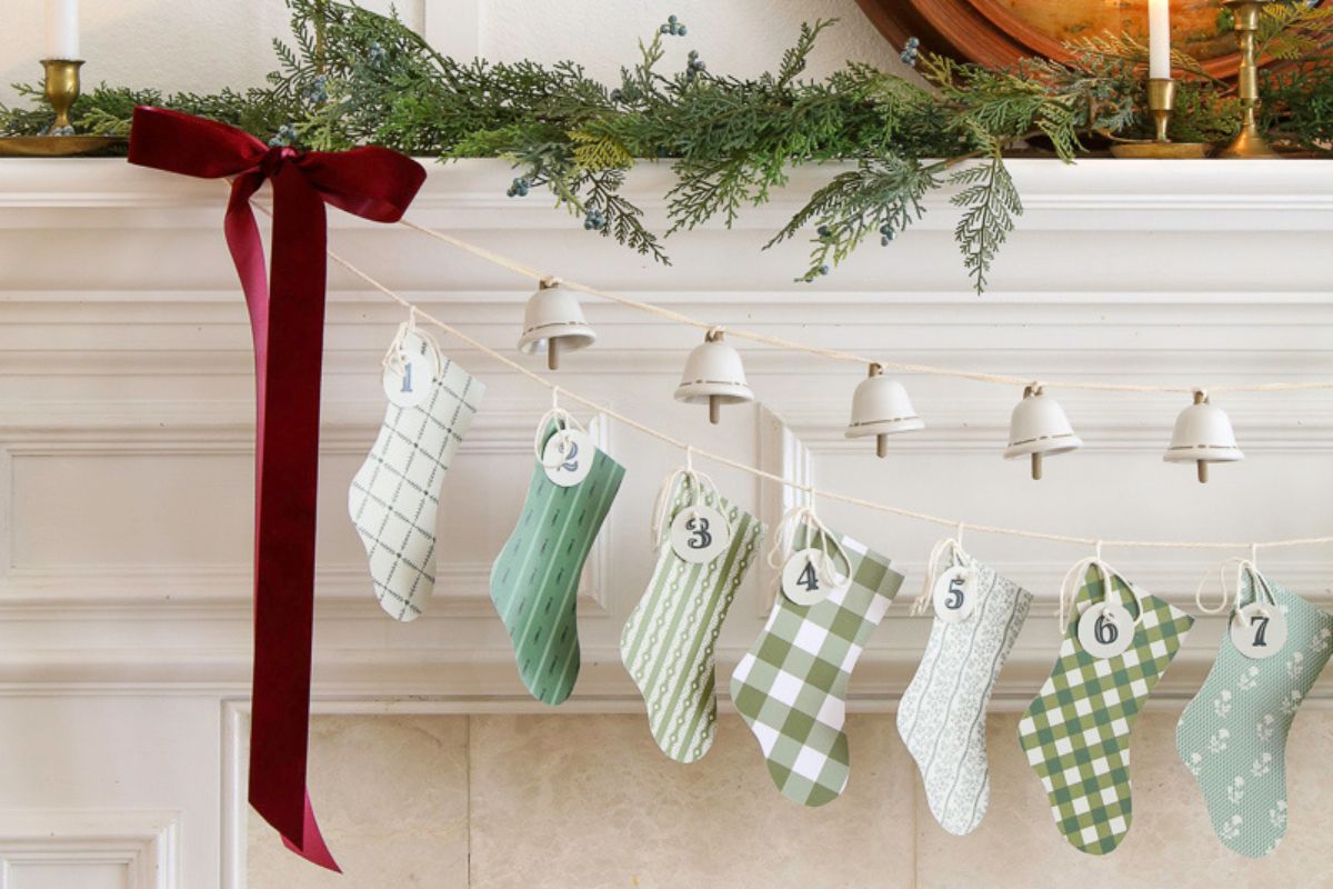 Crafting Charming Advent Calendar Printable Stockings
