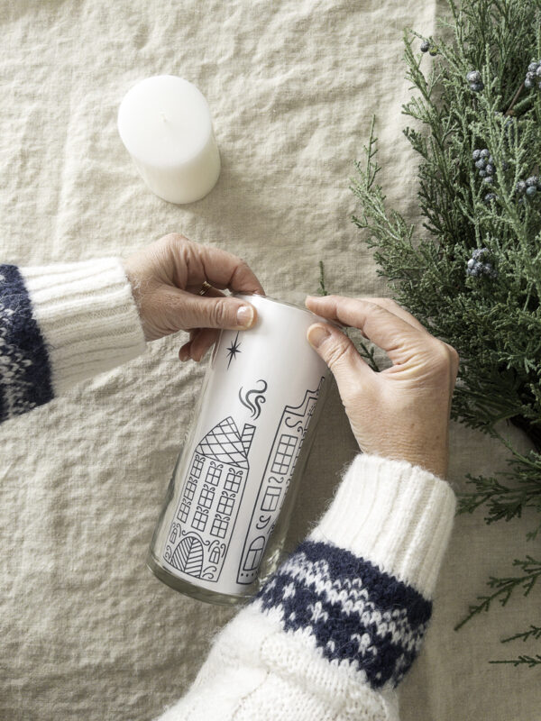 Crafting Cozy Magic: DIY Gingerbread House Candle Holder