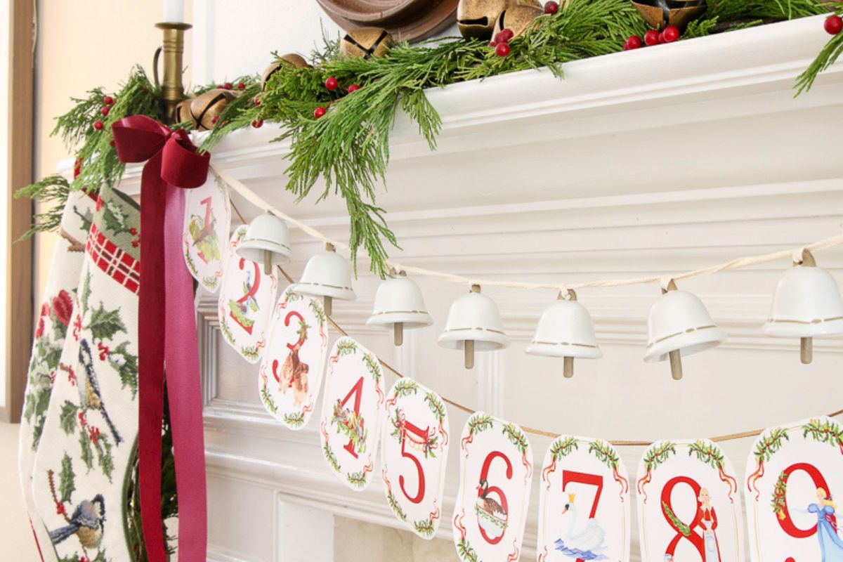 Crafting Your 12 Days of Christmas Garland Printable