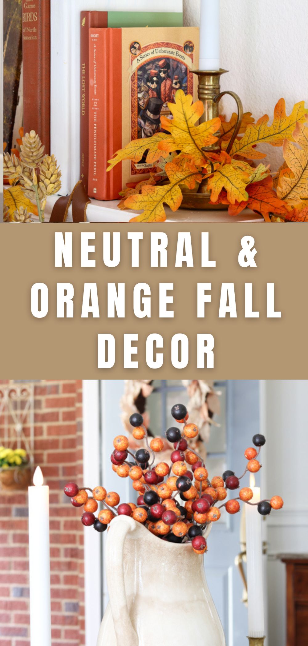 Warm & Cozy: How to Decorate for Fall with Orange and Neutrals