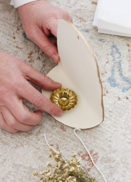 DIY Air Dry Clay Wall Candle Scone: Handmade Touch for Your Home